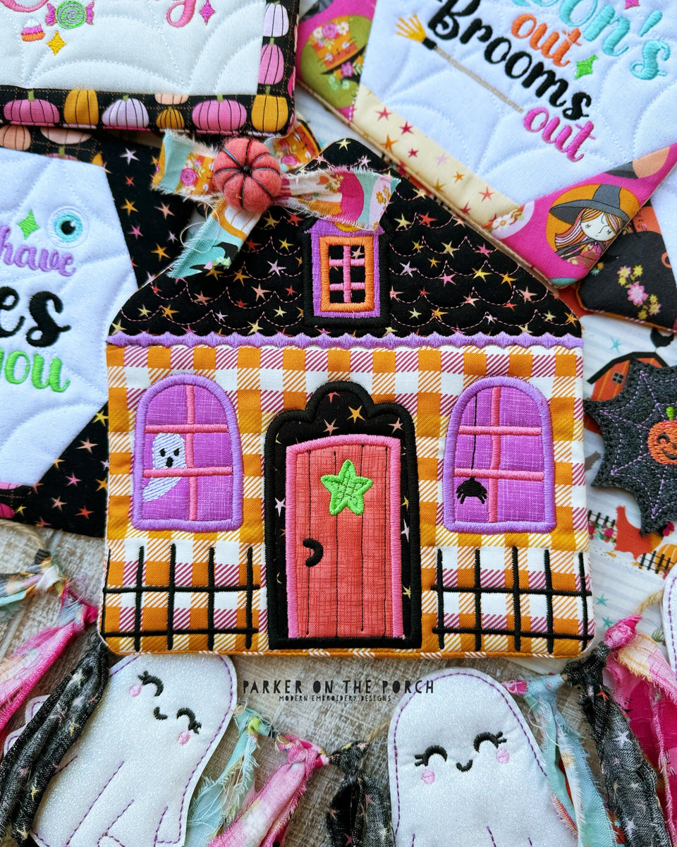 Moon's out, Brooms out ghouls! – Parker on the Porch