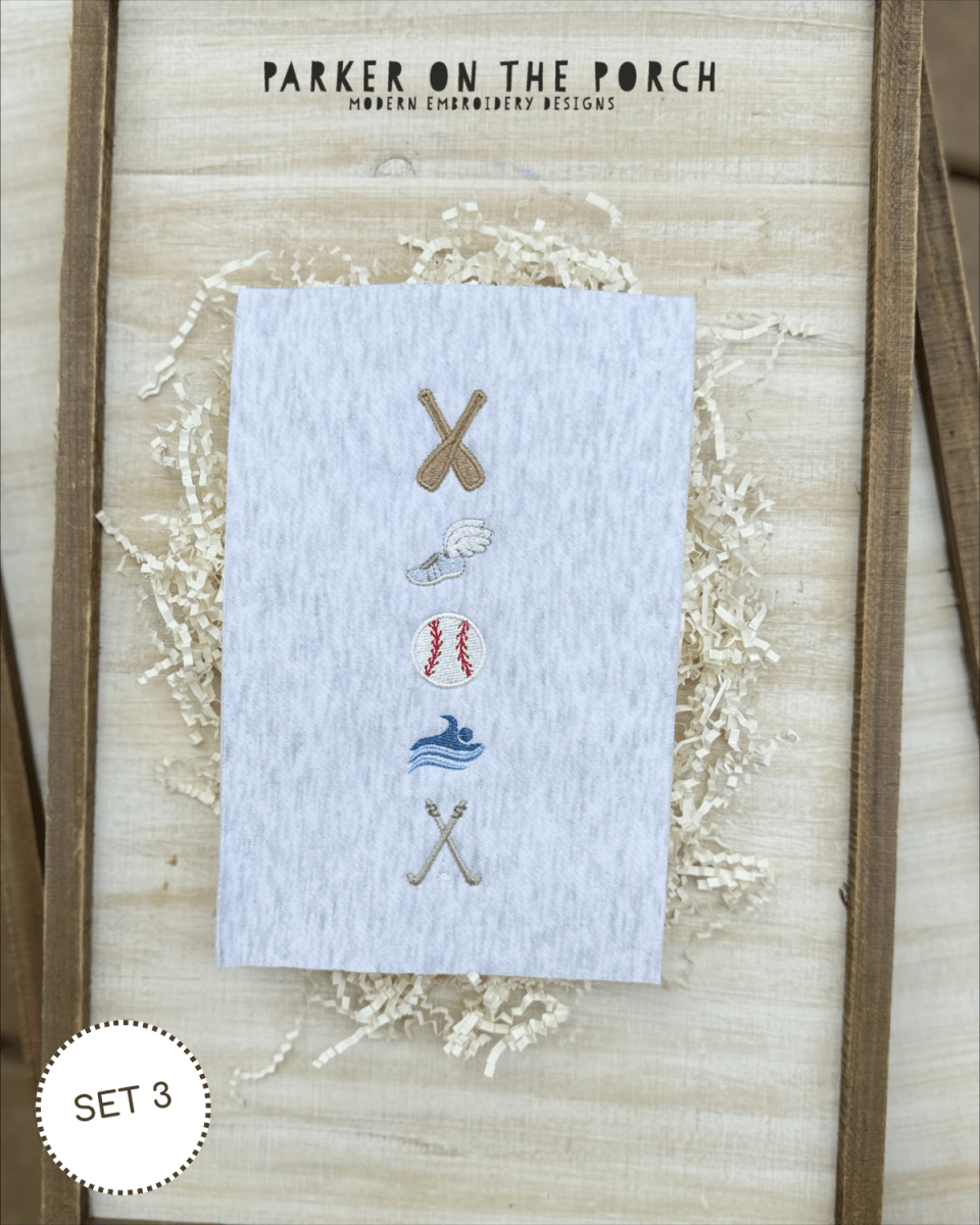 Digital Download- Embroidery Fill - Micro Sports- Set 3 – Parker on the ...