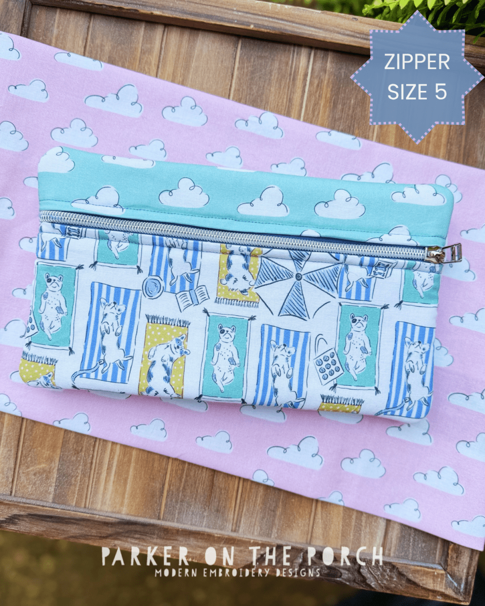 The Basic Bags Collection – Zipper Size 5 Horizontal Front Zip Zipper ...