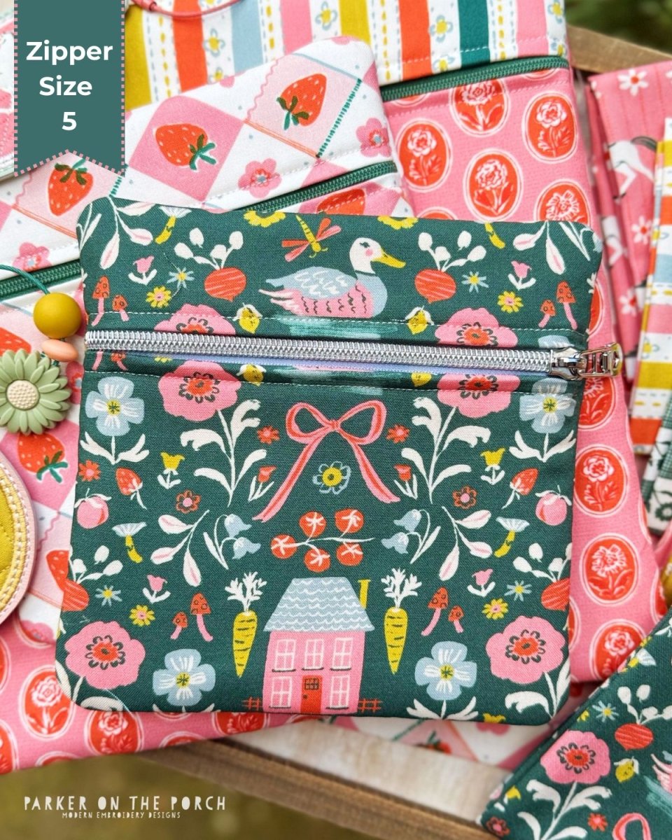 The Basic Bags Collection – Zipper Size 5 Square Front Zip Zipper Bag ...
