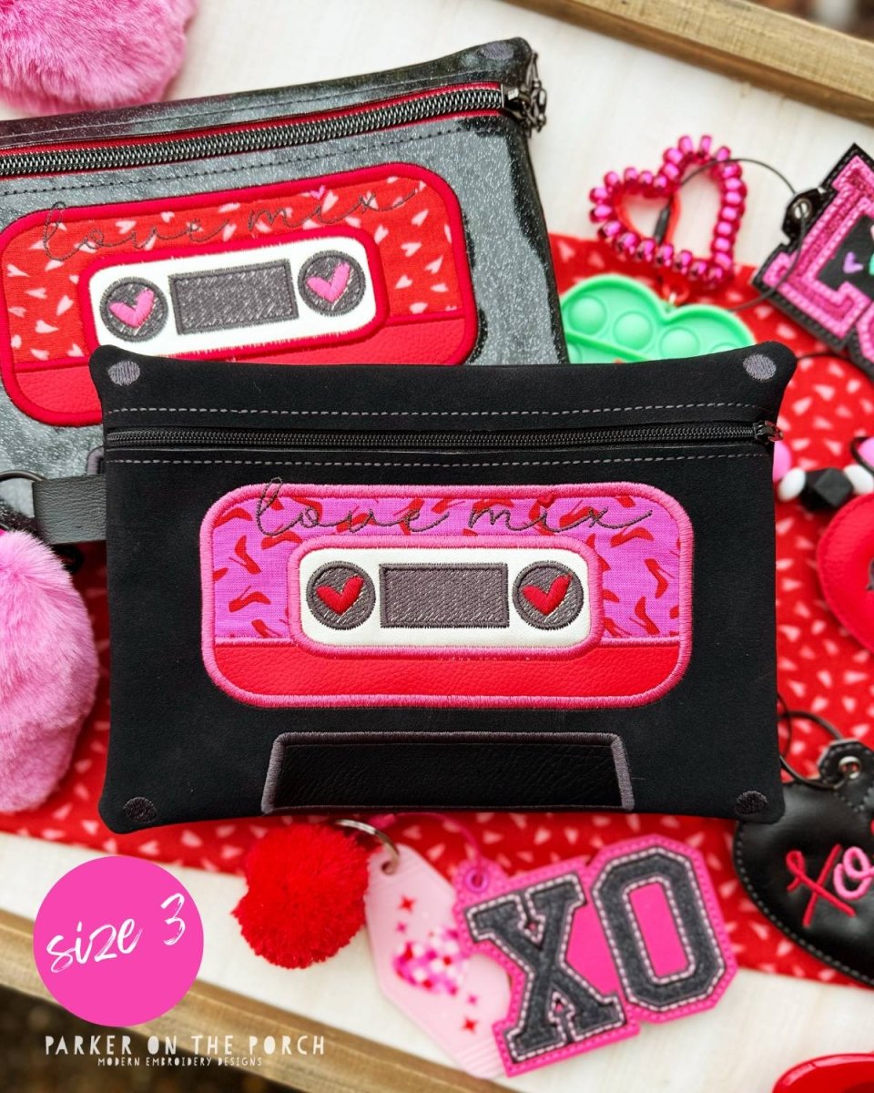 Digital Download - Zipper Size 3 - Clean Stitch Mixed Tape Zipper Bag ...