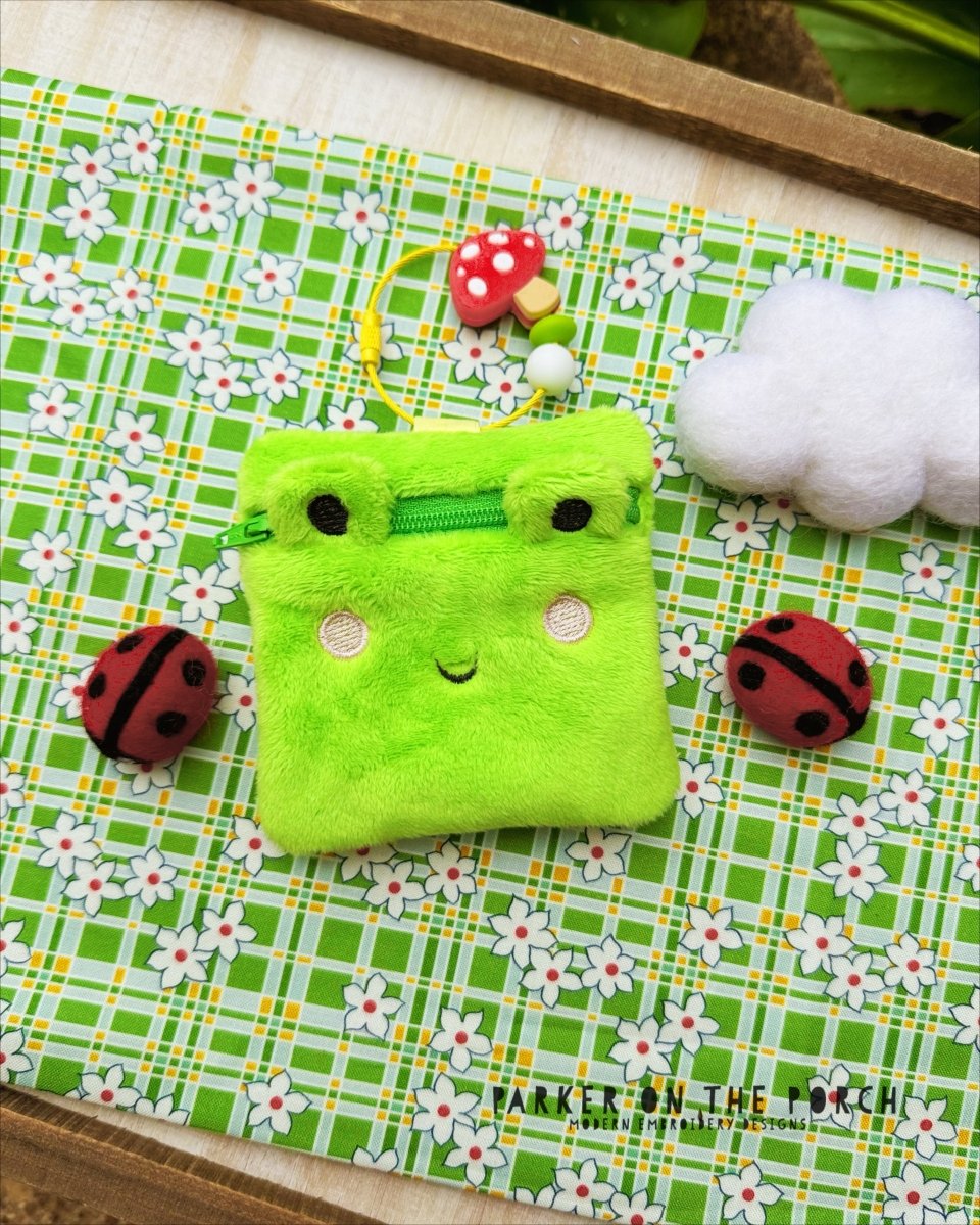 Digital Download - Backpack Buddy Zipper Bag- Frog – Parker on the Porch