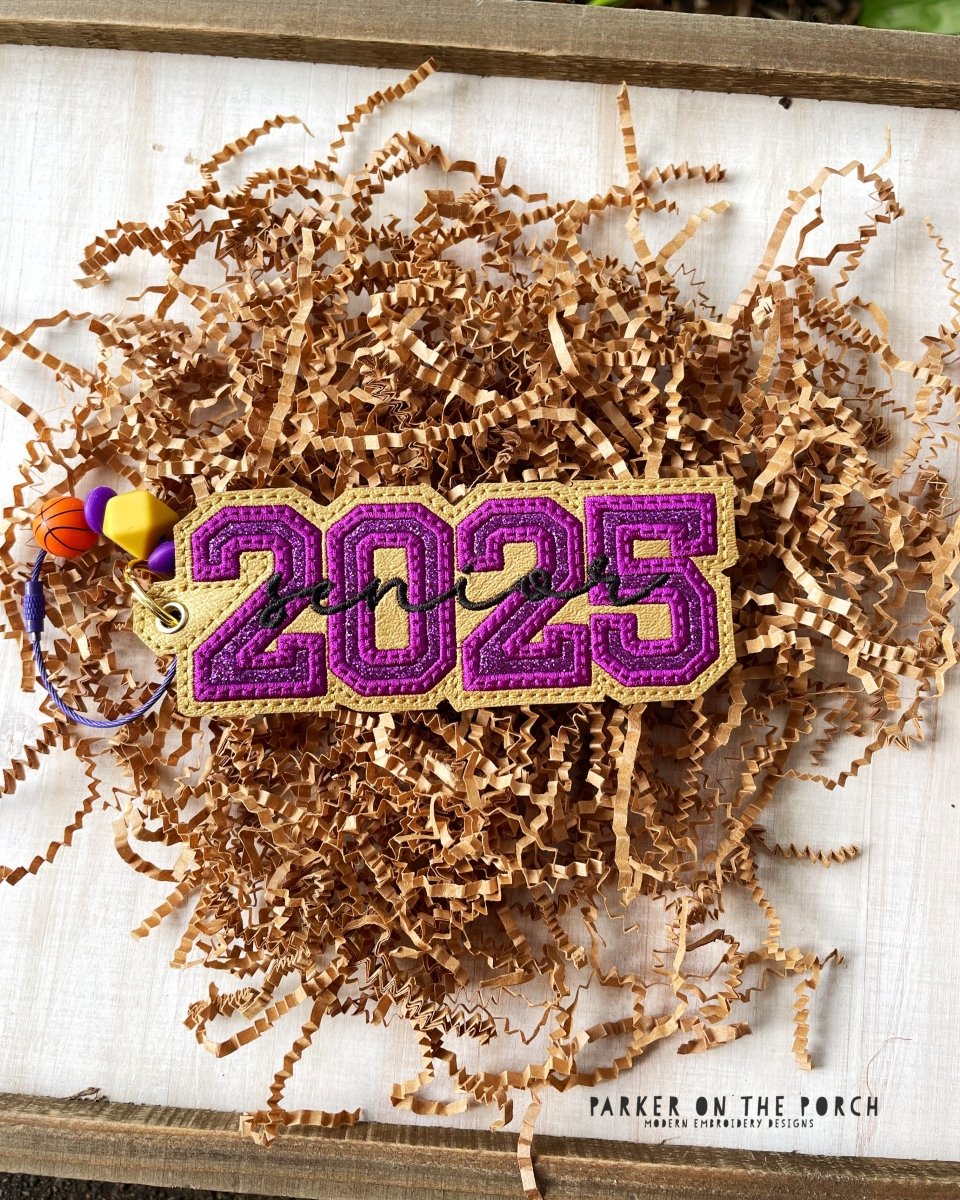 Digital Download- Bag Tag- 2025 Senior – Parker on the Porch