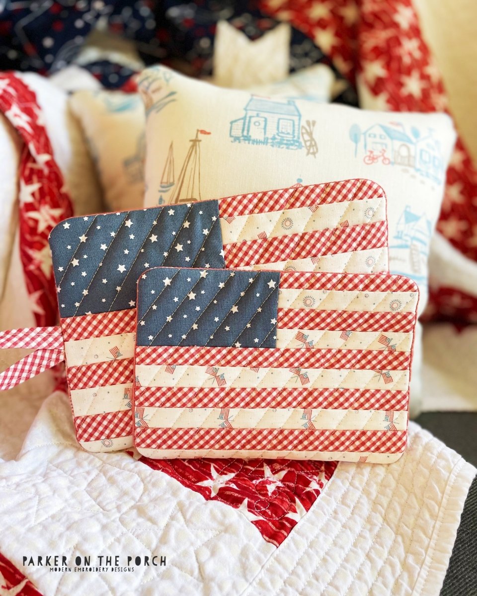 Digital Download - FPP Flag Mug Rug & Hot Pad – Parker on the Porch