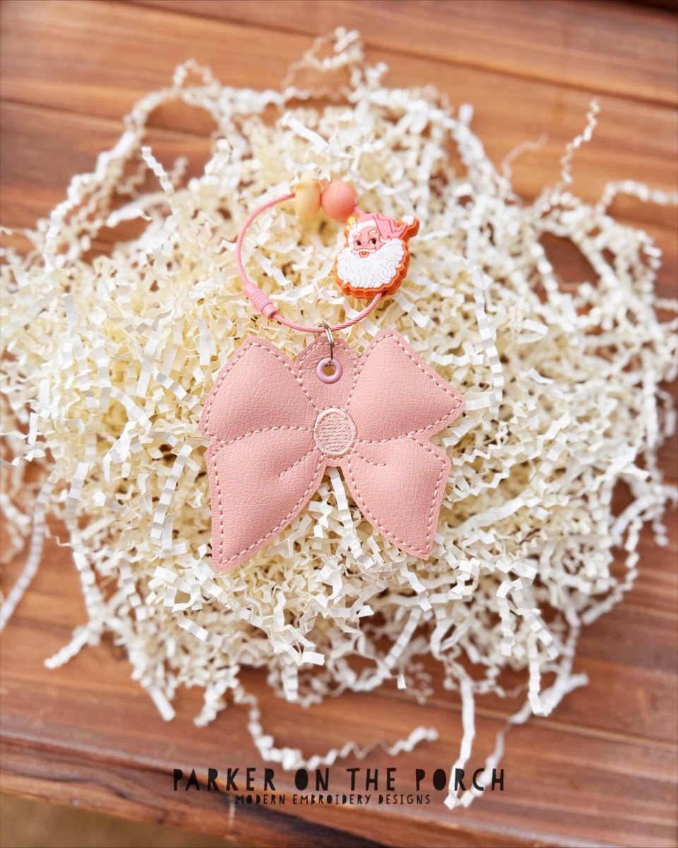 Digital Download- PUFF Bag Tag- Bow – Parker on the Porch