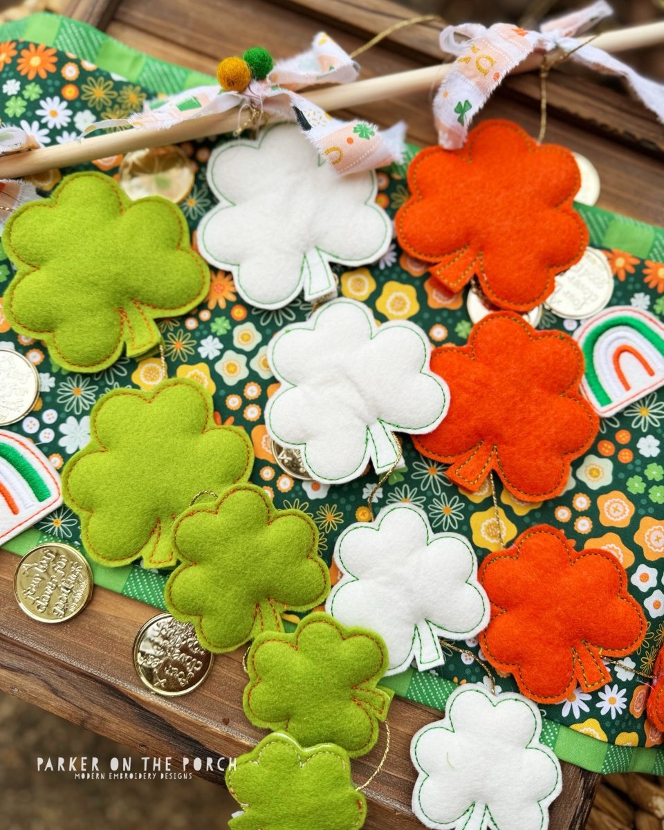 Digital Download - Vertical Puff Banner- Shamrock – Parker on the Porch