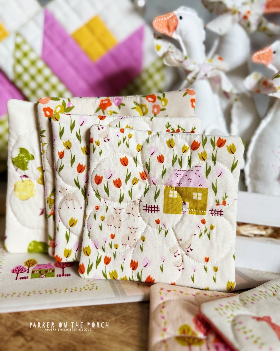 Digital Download - Plain Jane Coaster- Spring – Parker on the Porch