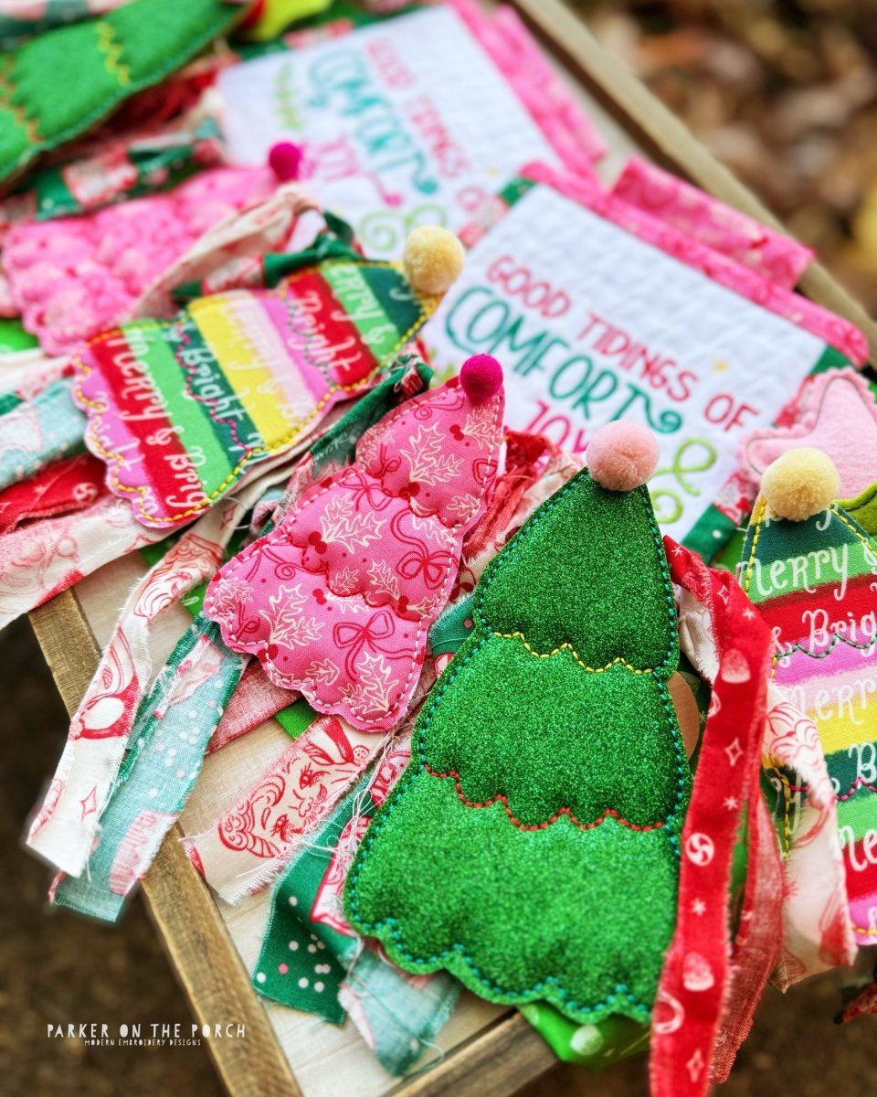 Digital Download - Christmas Tree Puff Banner – Parker on the Porch