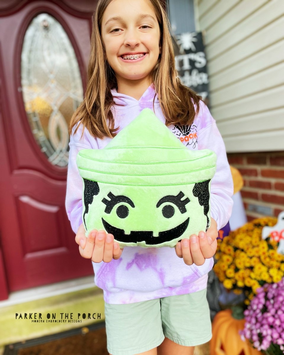 Digital Download- Squishy Happy Pails Stuffie- Witch – Parker on the Porch