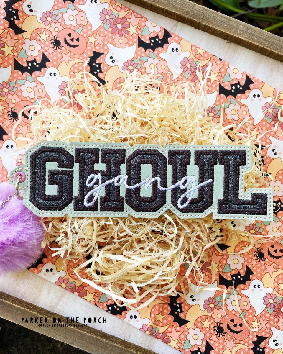 Digital Download- Bag Tag- Squad- Ghoul Gang – Parker on the Porch