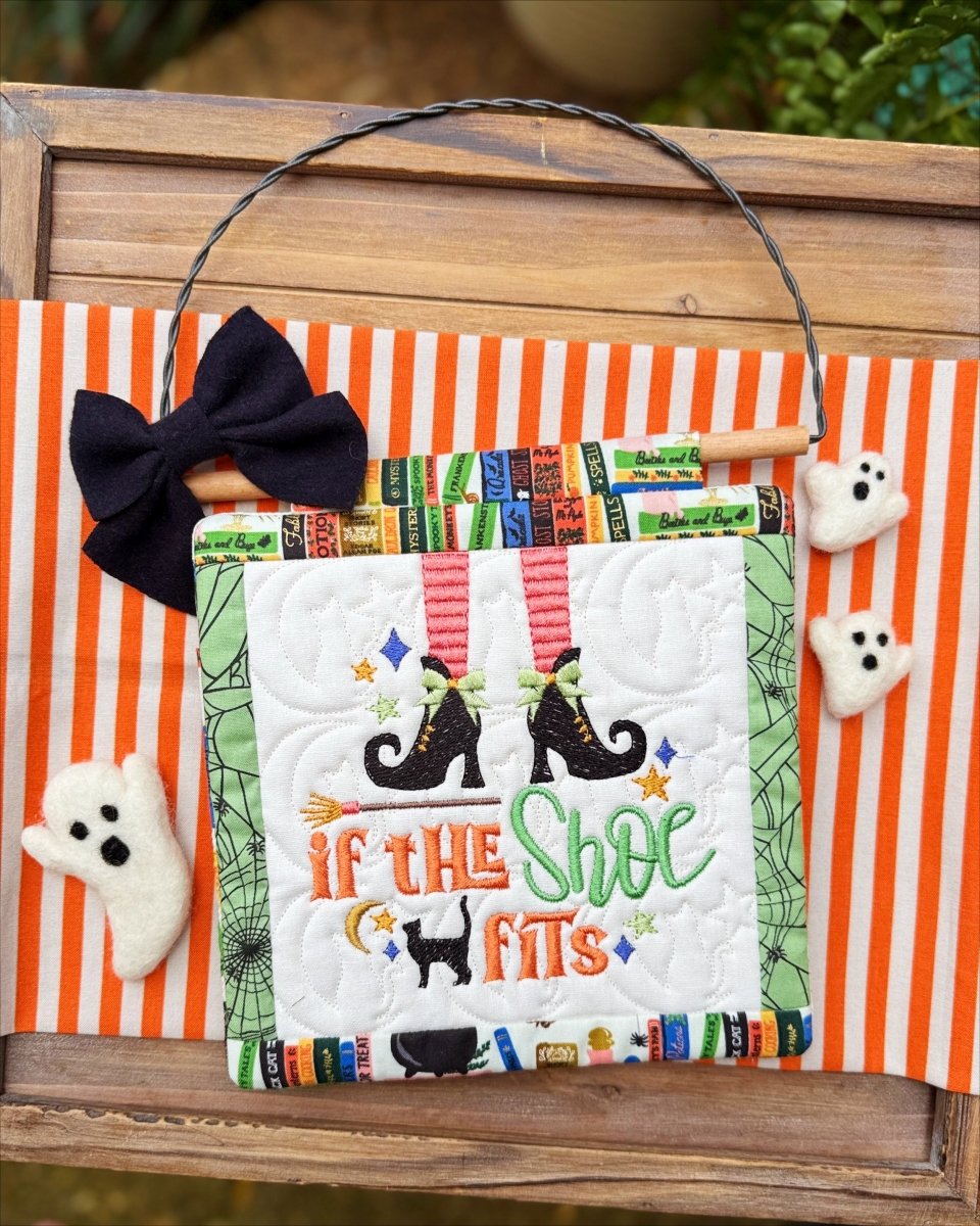 Witch Feet Mini Quilt Embroidery Pattern – Digital Download – Parker on ...