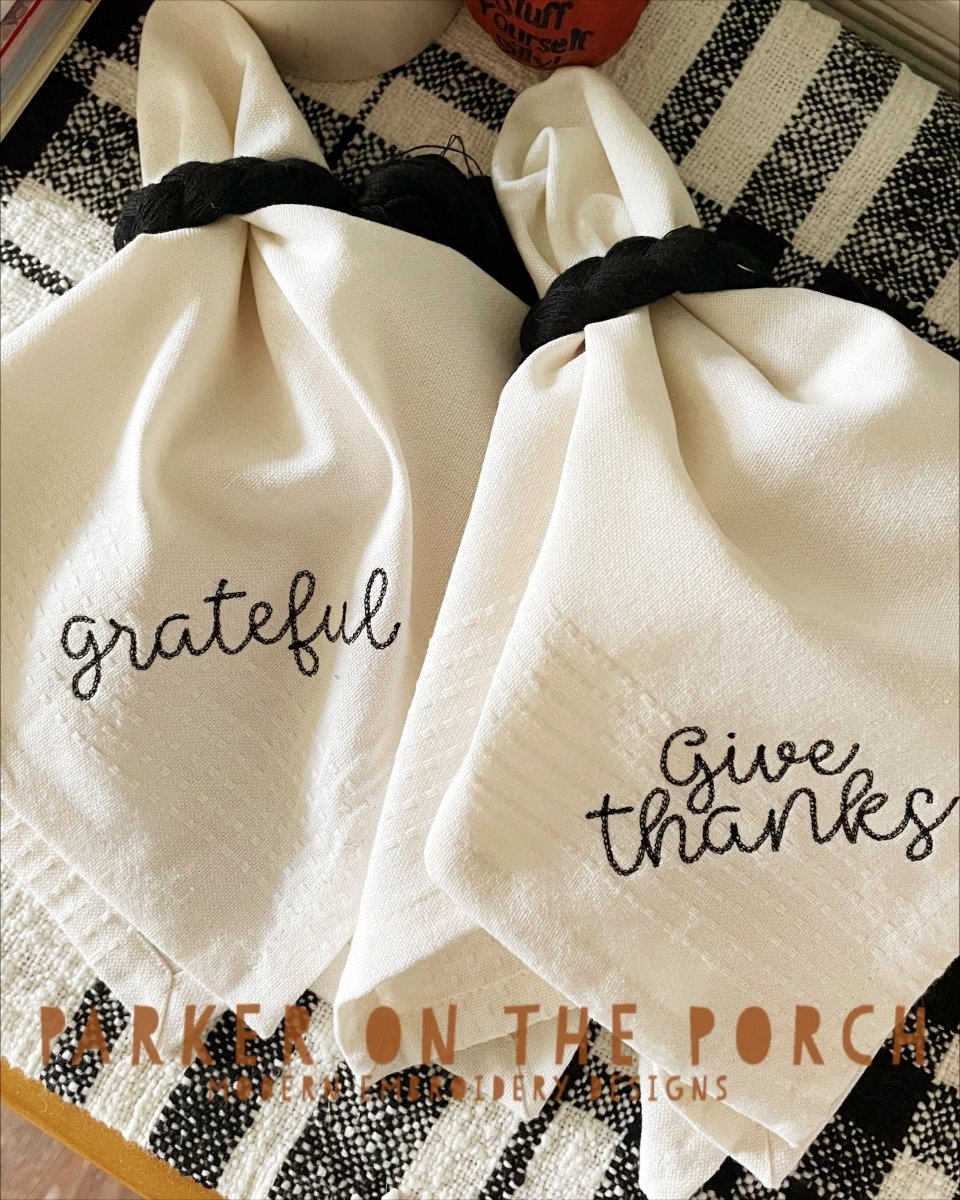Digital Download- Napkin Template - Fall and Thanksgiving Phrases ...