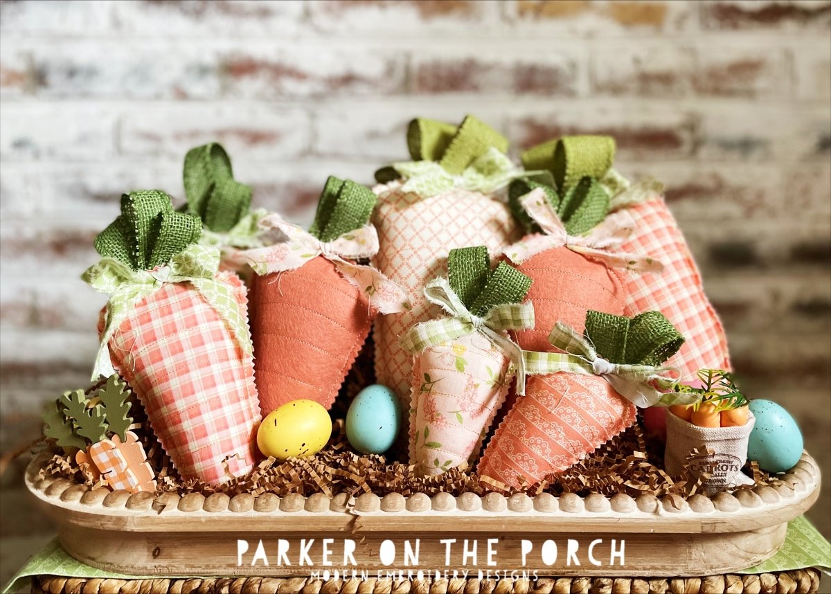 Digital Download- Shabby Carrot Stuffie – Parker on the Porch