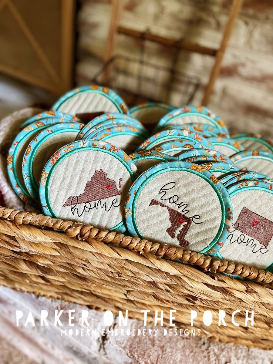 Digital Download - Home State Coasters- 50 State Mega Bundle – Parker ...