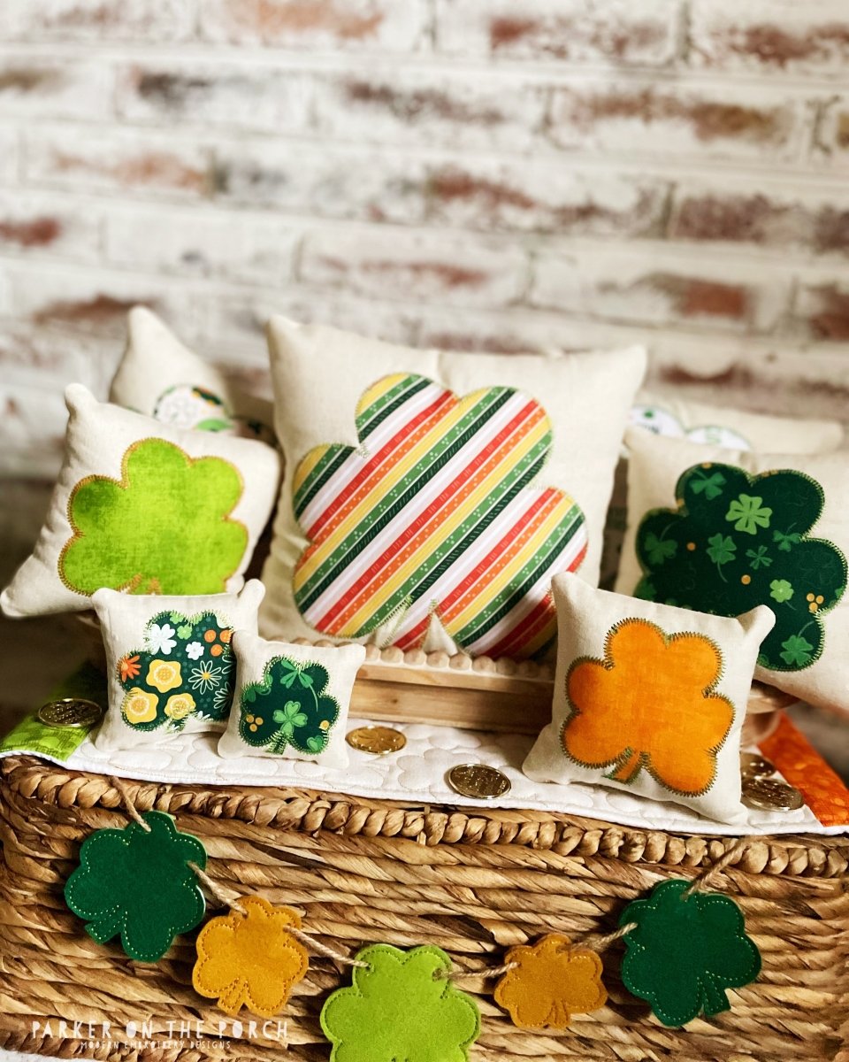 Digital Download- Not So Shabby Shamrock Pillow Set – Parker on the Porch