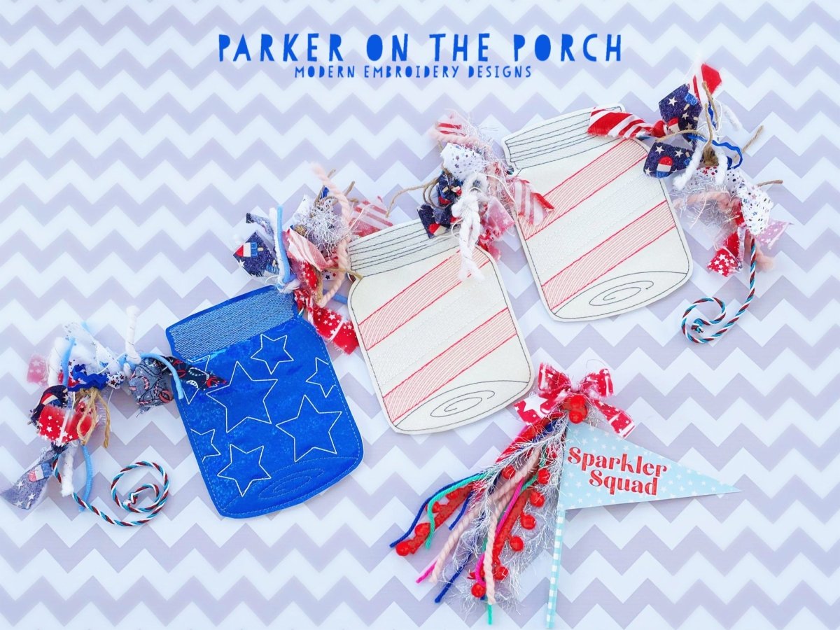 Digital Download- Stars and Stripes Mason Jar Banner Set – Parker on ...