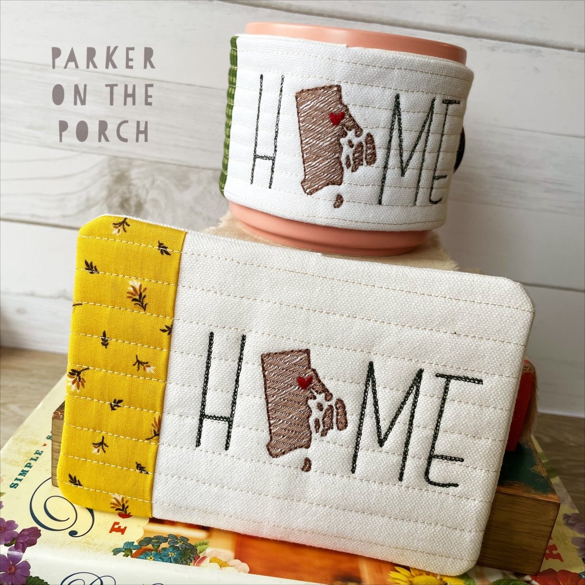 Digital Download - Home State - Mug Rug and Mug Wrap Bundle- Rhode Isl ...